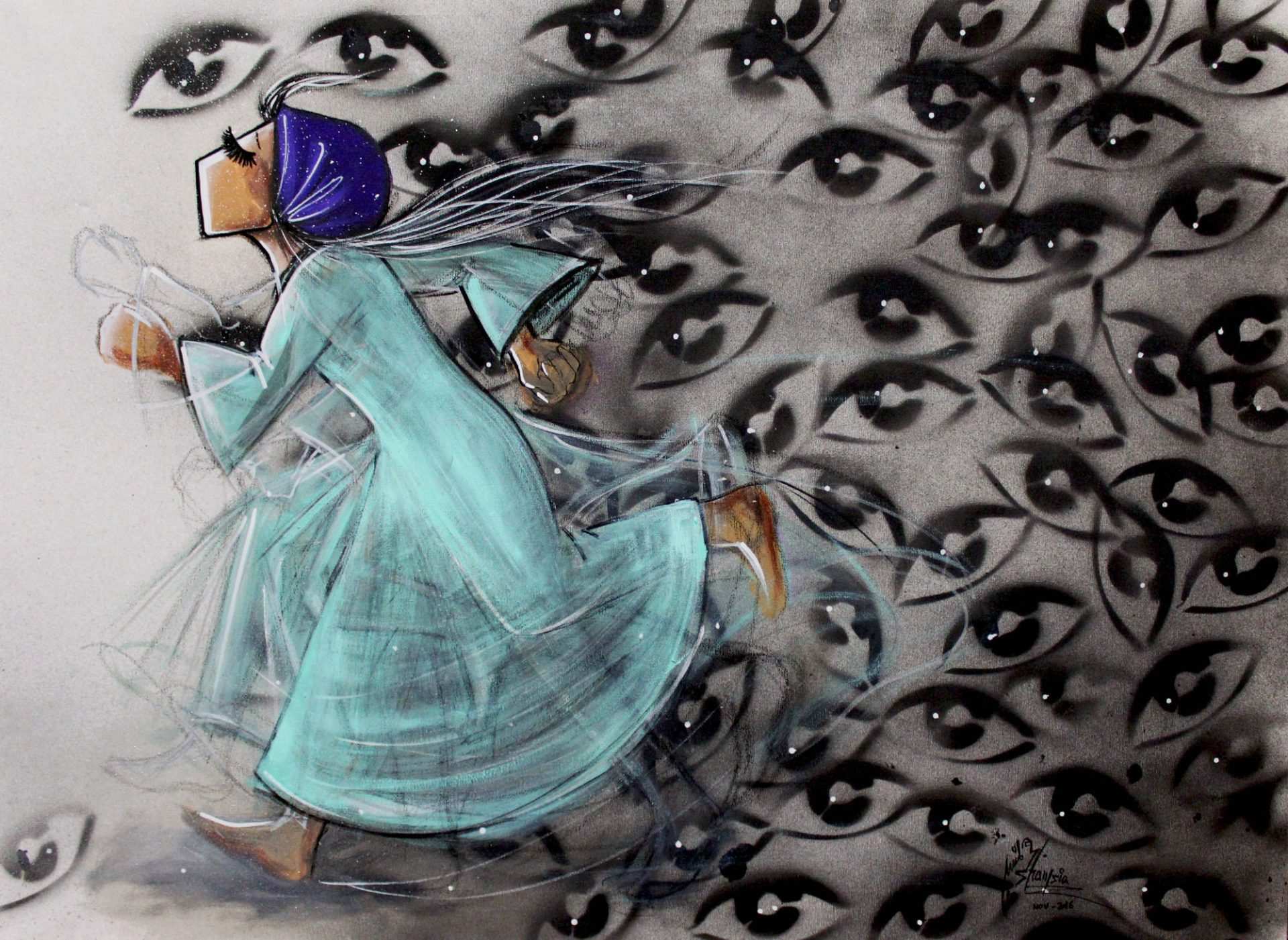 Shamsia Hassani, la prima street artist afghana - Metropolitan Magazine